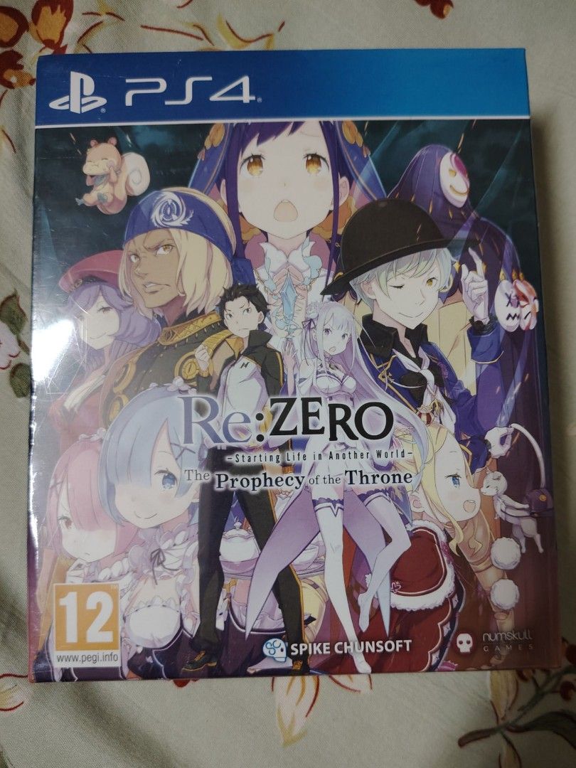 ReZero ps4 new seal, Video Gaming, Video Games, PlayStation on Carousell