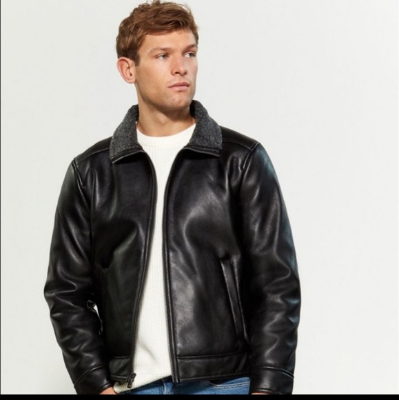 RFT RAINFOREST SHERPA LINED MOTORCYCLE LEATHER JACKET Size XXL (27x29.5 ...
