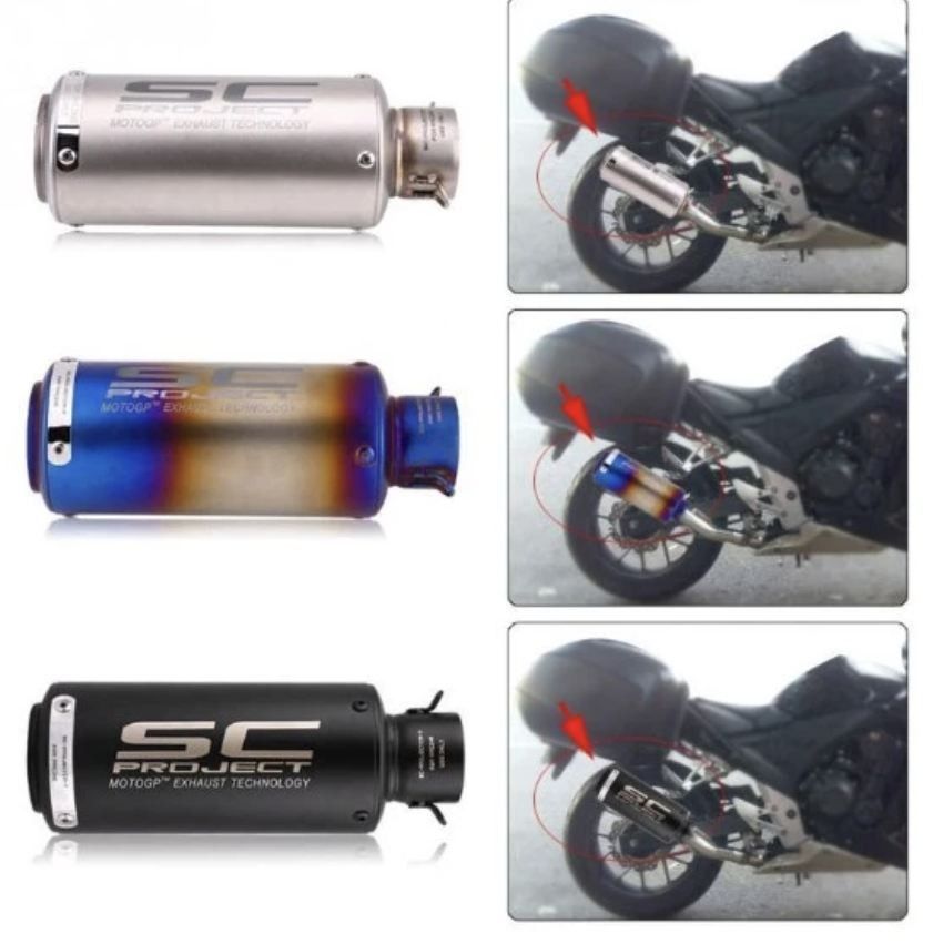 SC Project Canister Muffler With Screen For sniper click 150 mio i 125 ...