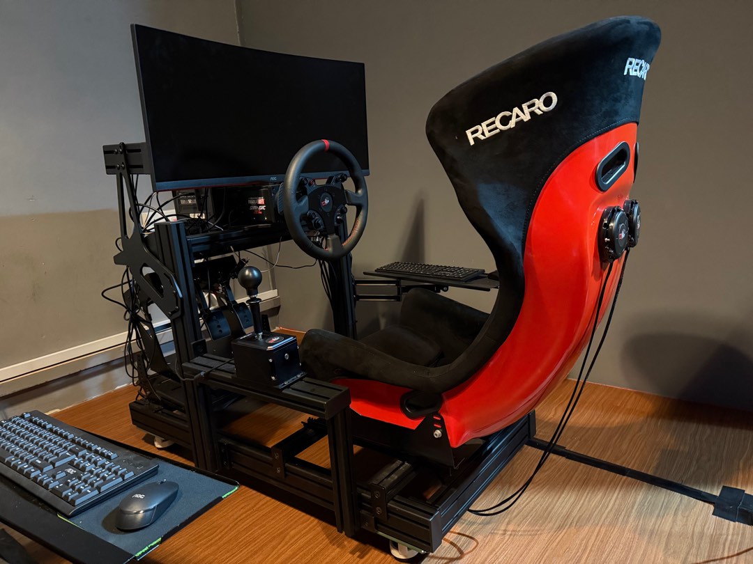 Simagic Racing Simulator with cpu and aoc monitor , Video Gaming ...