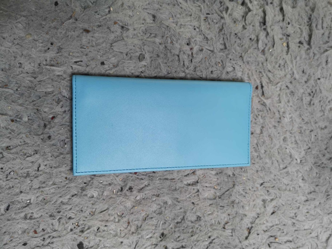 Sky Blue Long Wallet, Women's Fashion, Bags & Wallets, Wallets & Card ...