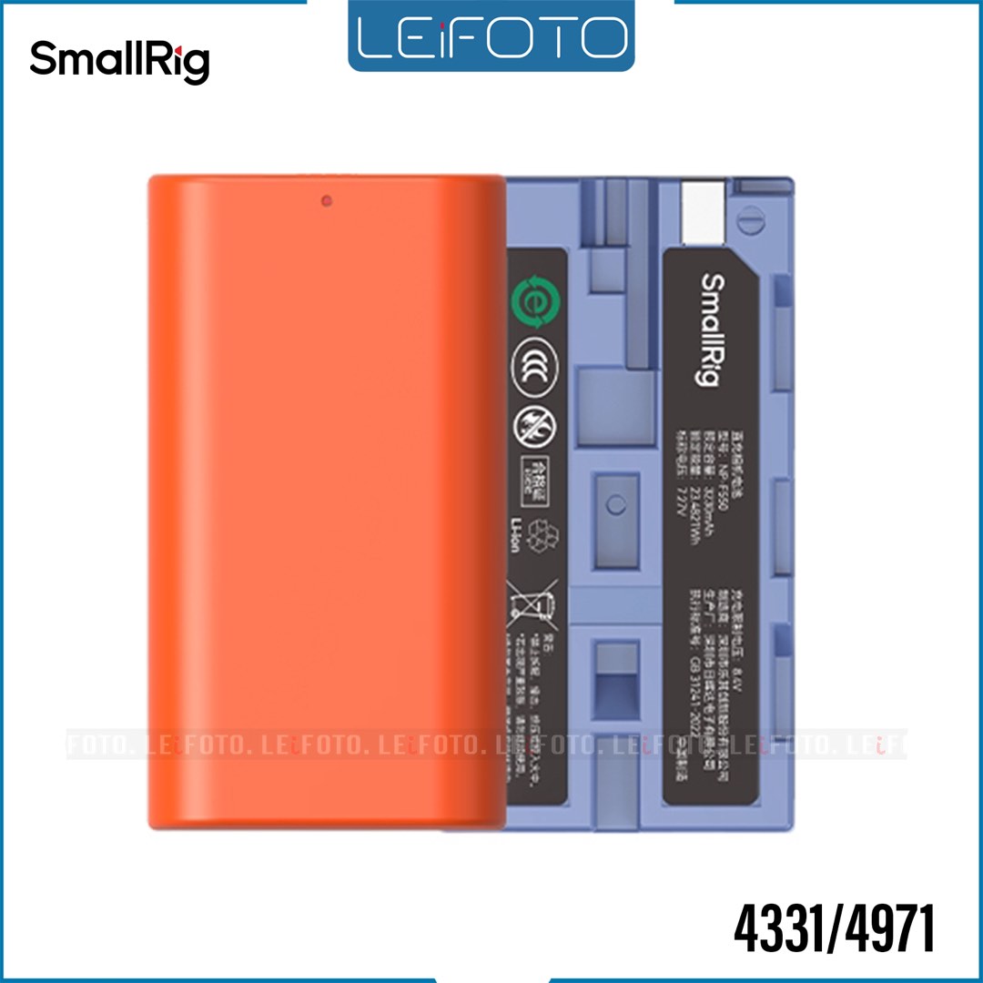 SmallRig NP-F550 USB-C Rechargeable Camera Battery (4331,4971 ...