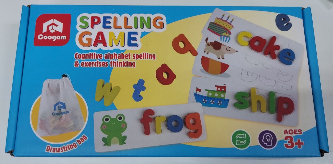 Spelling Game Cognitive Alphabet Spelling and Exercises Thinking Coogam ...