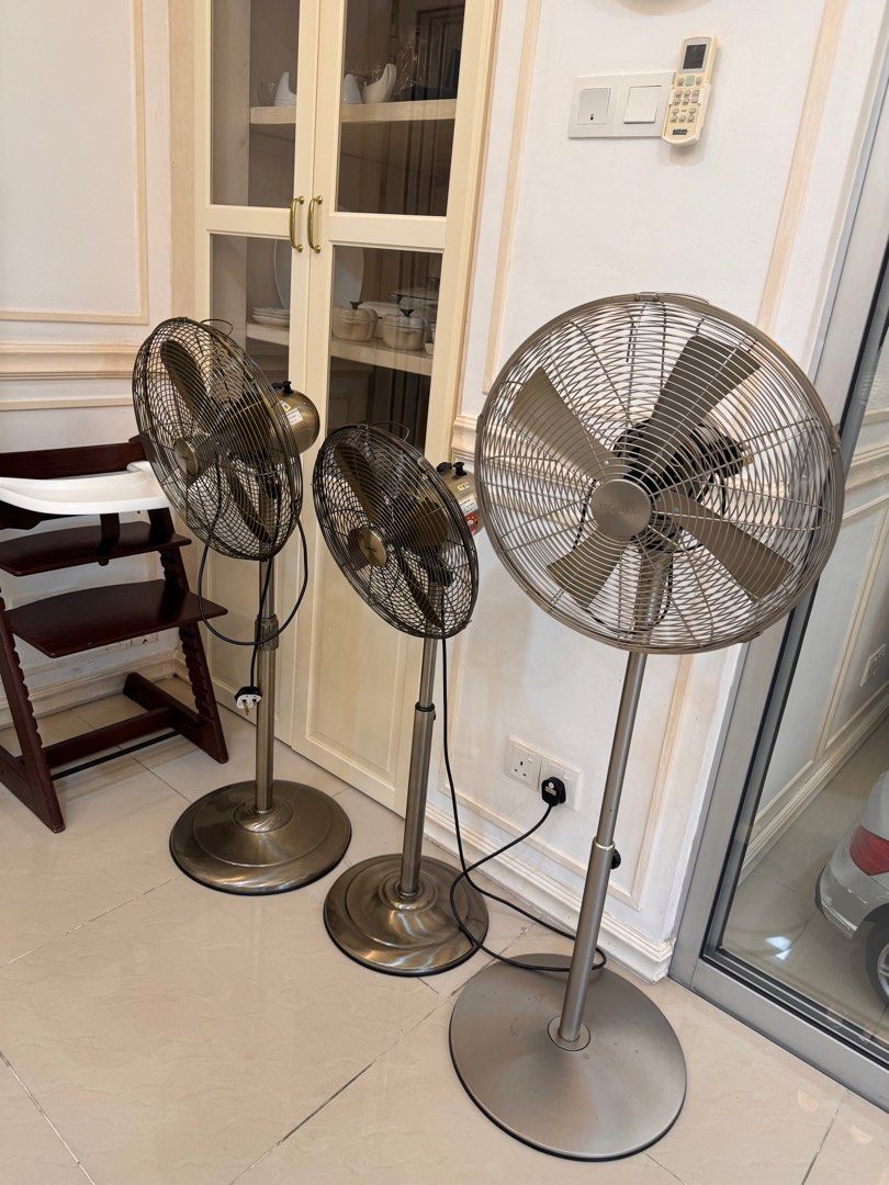 Standing fan stainless steel classic antique houm khind, Furniture ...