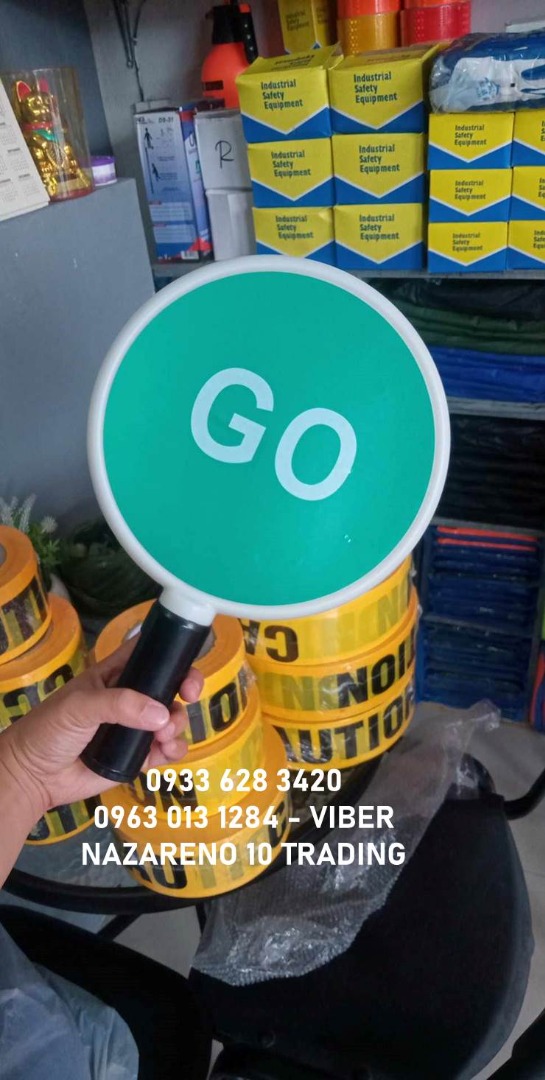 Stop and Go safety sign ping pong, Looking For on Carousell