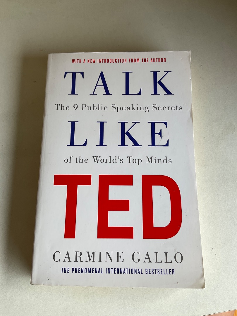 Talk Like TED by Carmine Gallo (Very helpful for O level English Oral ...