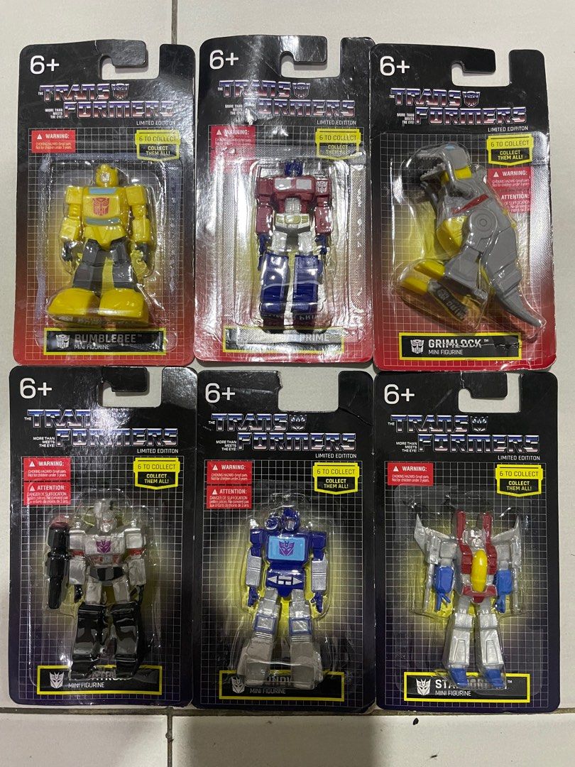 Transformers Mini figure Set of 6, Hobbies & Toys, Toys & Games on ...