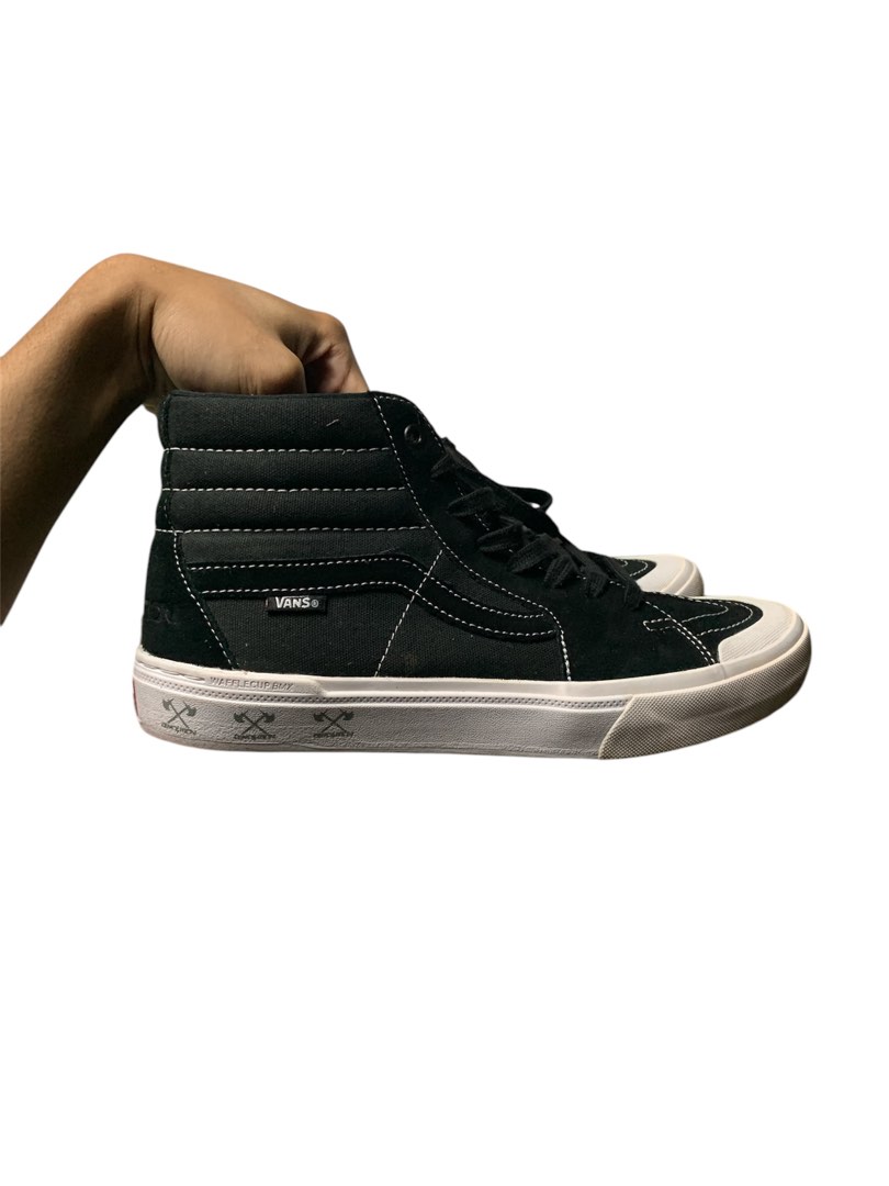 Vans Sk8-Hi Pro BMX Demolition Black White , Men's Fashion, Footwear ...