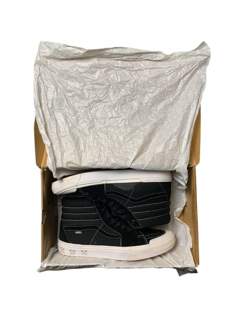 Vans Sk8-Hi Pro BMX Demolition Black White , Men's Fashion, Footwear ...