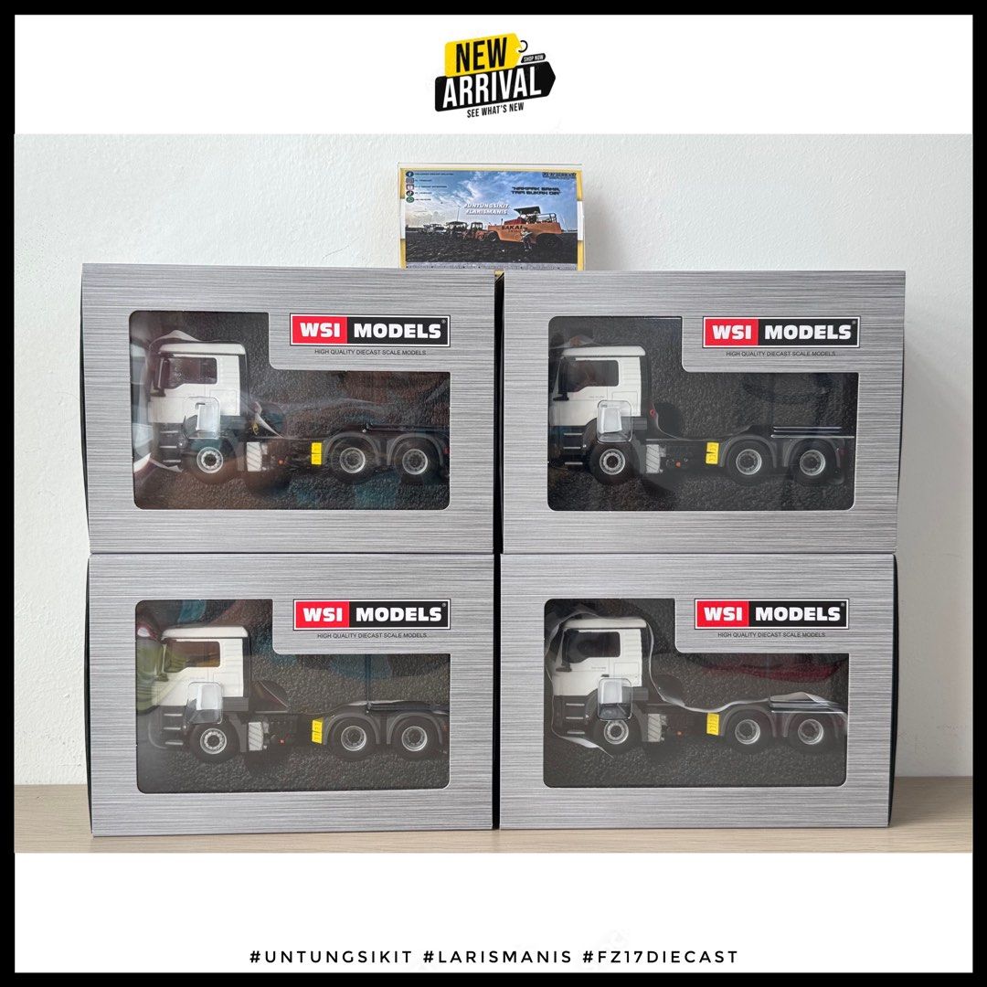 WSI MAN TGS L 6x4 | WHITE LINE, Hobbies & Toys, Toys & Games on Carousell