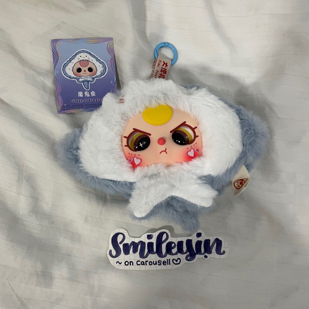 [WTS] Baby Three BB3 Ocean of Romance Marine Manta Ray Plush Pendant ...