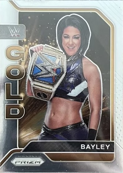 WWE CARDS | Bayley | Gold, Hobbies & Toys, Toys & Games on Carousell