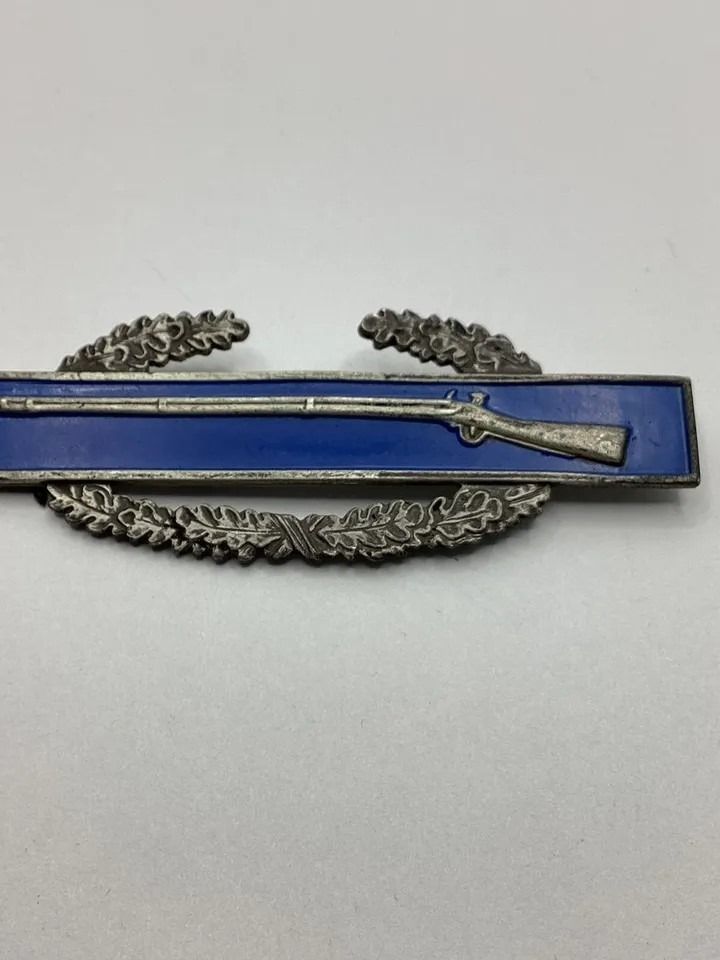WWII US Army CIB Combat Infantry Badge Sterling Silver, Hobbies & Toys ...