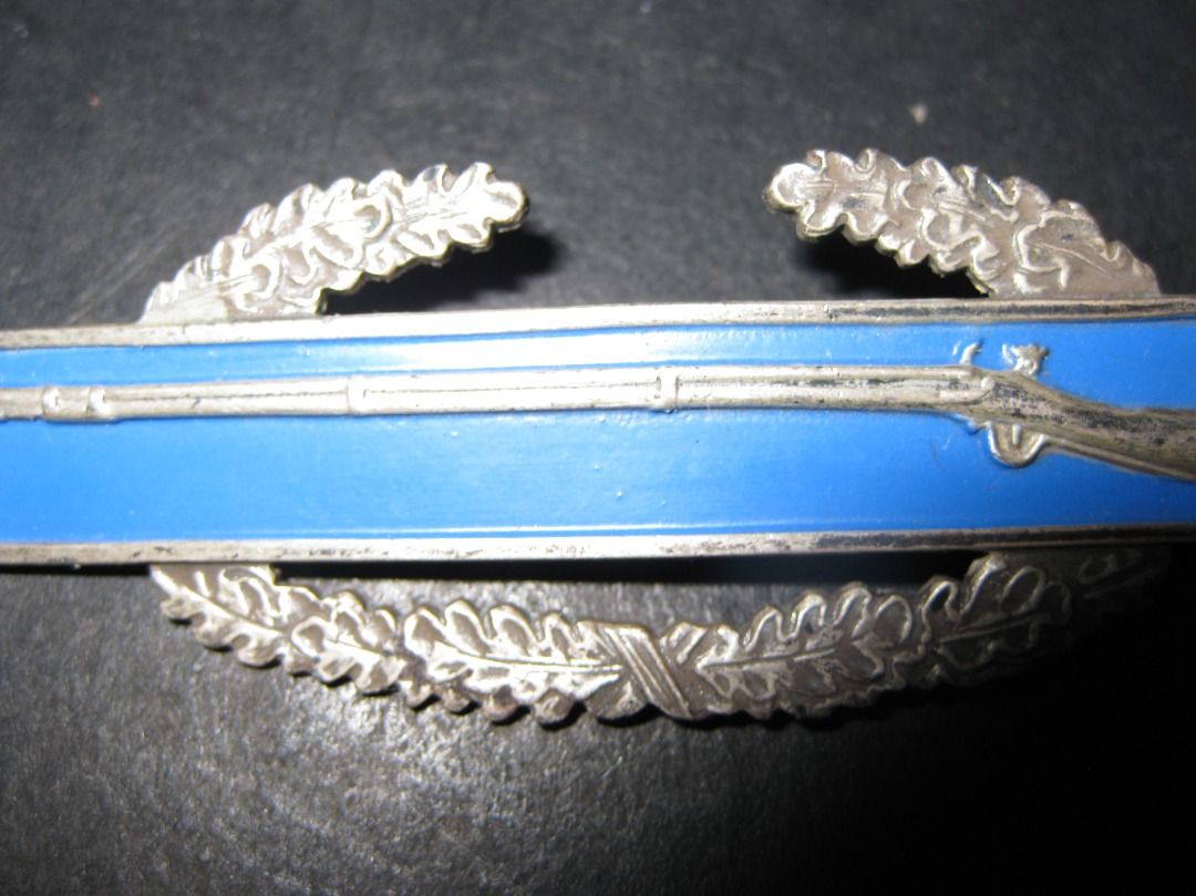 WWII US Army CIB Combat Infantry Badge Sterling Silver, Hobbies & Toys ...