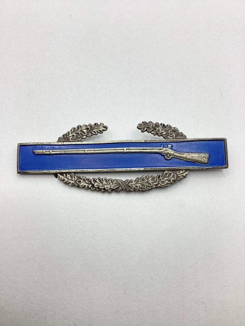 WWII US Army CIB Combat Infantry Badge Sterling Silver, Hobbies & Toys ...
