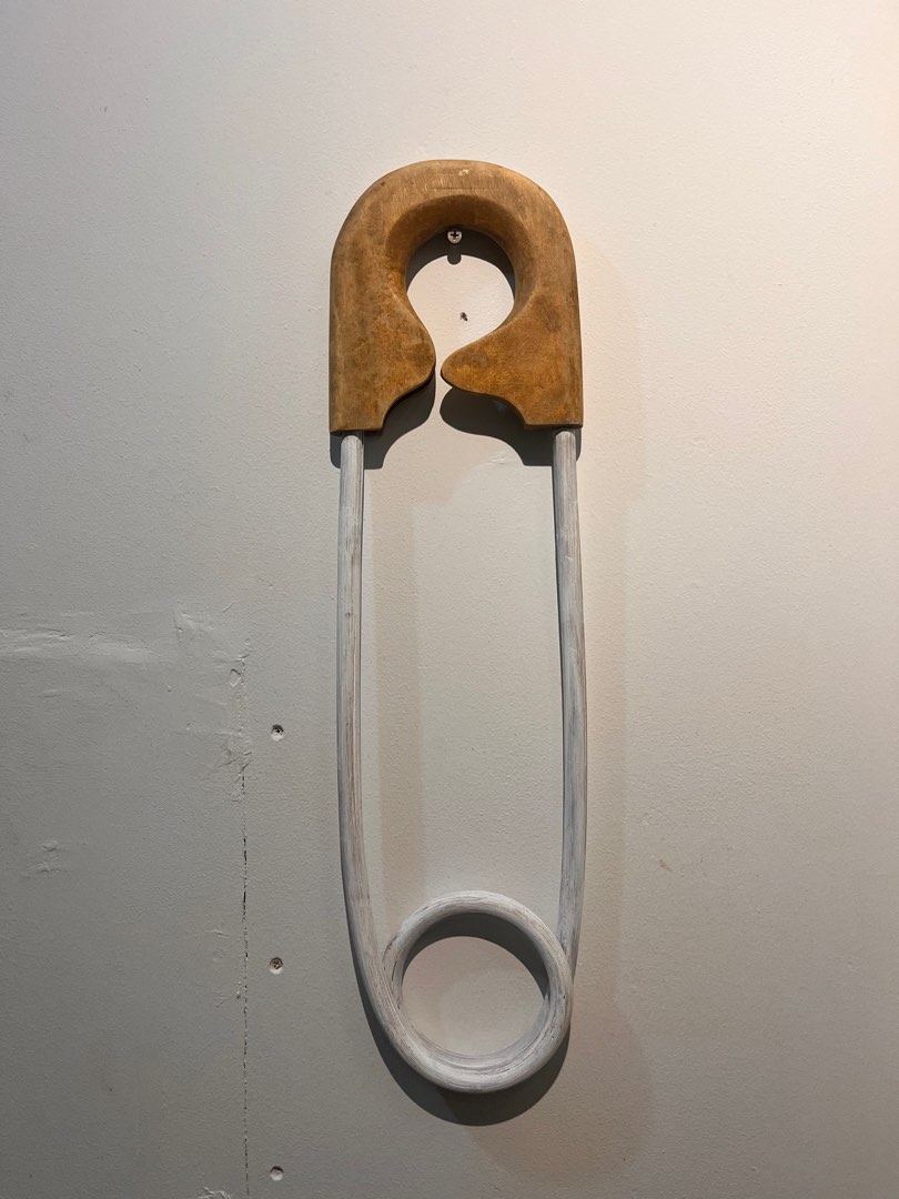 XXL Wooden Safety Pin and XXL Button, Furniture & Home Living, Home ...