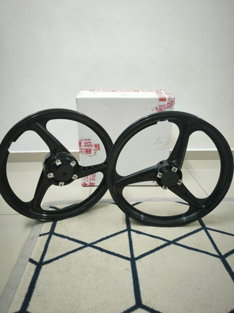 Y15/Y16 SPORT RIM ENKEI 3 BATANG BLACK (1.60/1.60 - 17), Motorbikes on ...