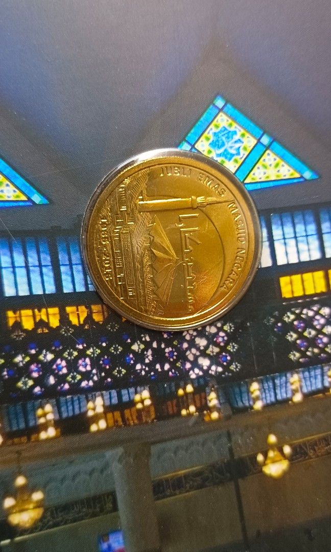 10 pcs Duit Syiling Peringatan Jubli Emas Masjid Negara 50 tahun (BNM ...