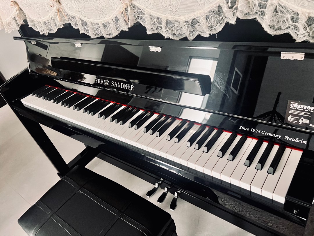 Franz Sandner piano with Delivery- 1st Hand, Hobbies & Toys, Music ...