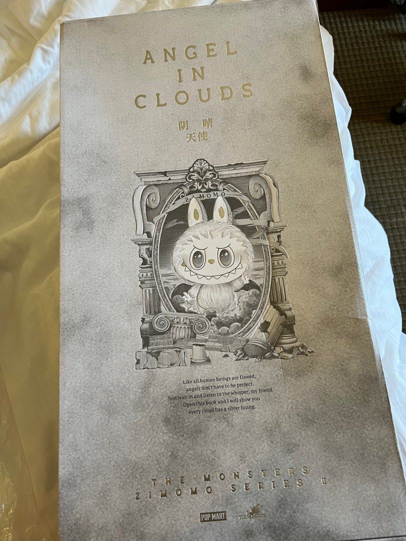 Angle in clouds zimomo popmart labubu, Hobbies & Toys, Toys & Games on ...