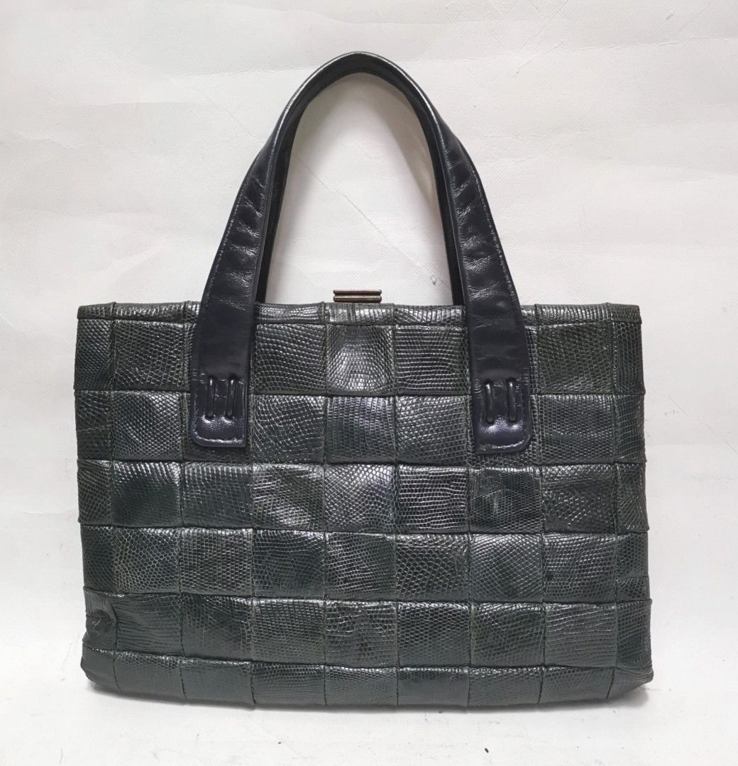 Antique Vintage lizard skin bag, Women's Fashion, Bags & Wallets, Tote ...