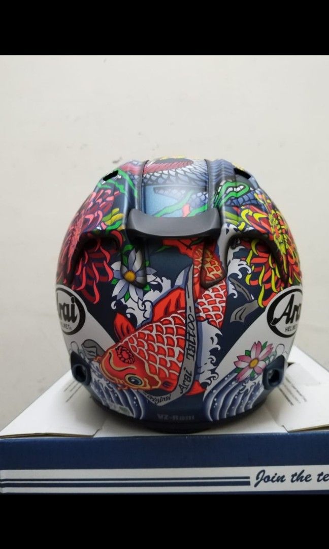 Arai vz ram Oriental Blue, Motorbikes on Carousell