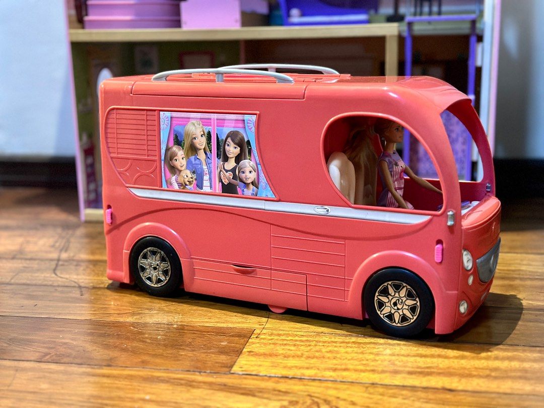 Original Barbie Camper Van (Big), Hobbies & Toys, Toys & Games on Carousell