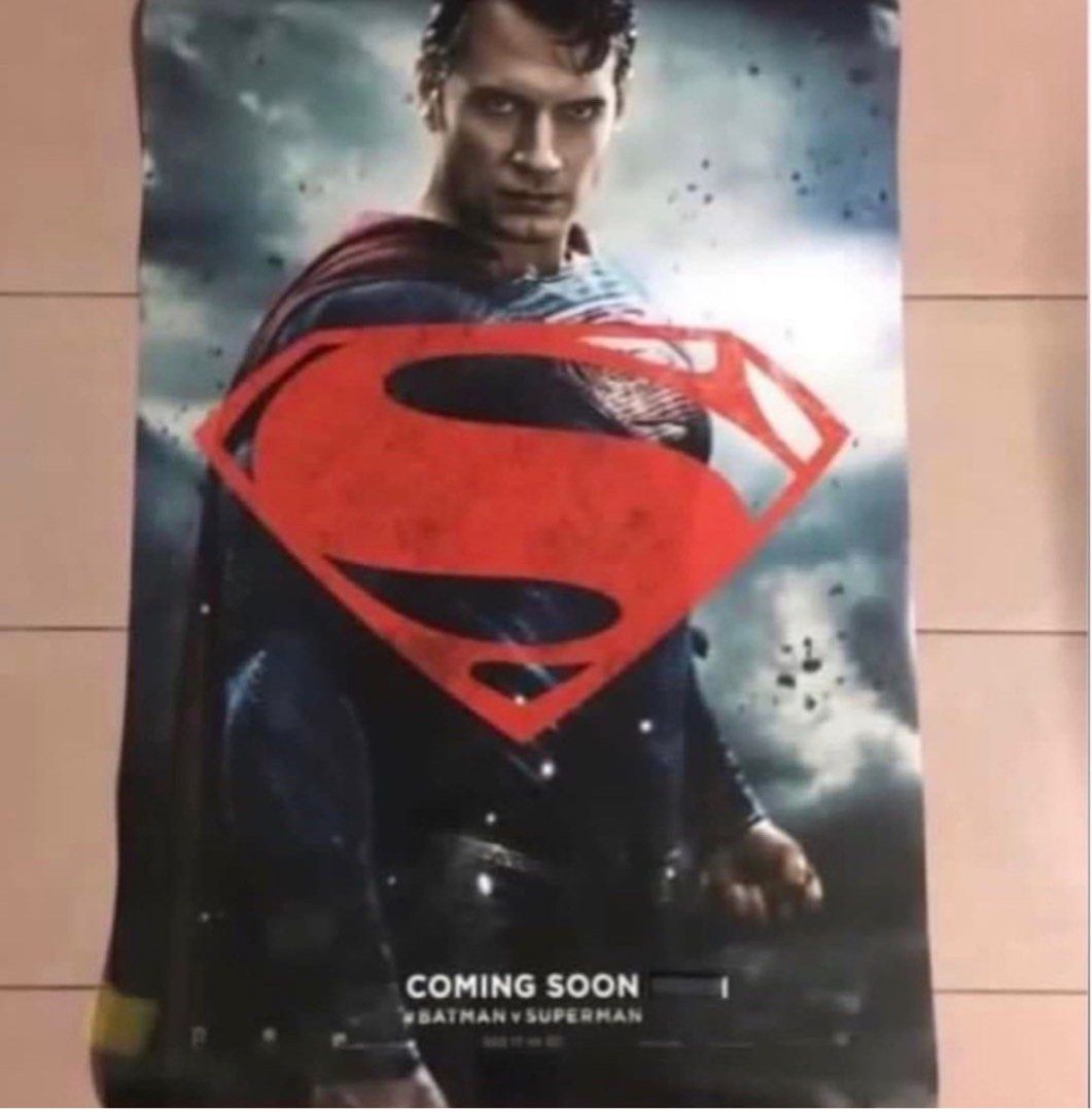 BVS: BATMAN V SUPERMAN MOVIE OFFICIAL THEATRICAL ONE-SHEET POSTER ...