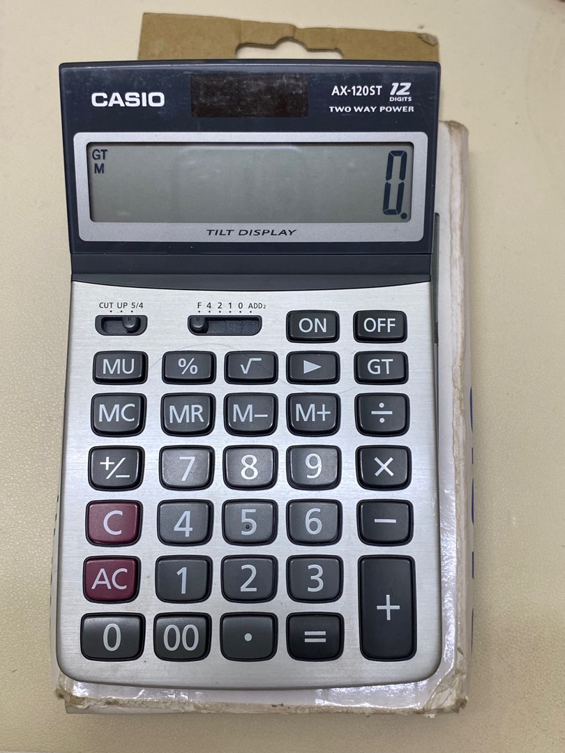 Casio Calculator AX-120ST, Hobbies & Toys, Stationary & Craft, Stationery & School Supplies on ...