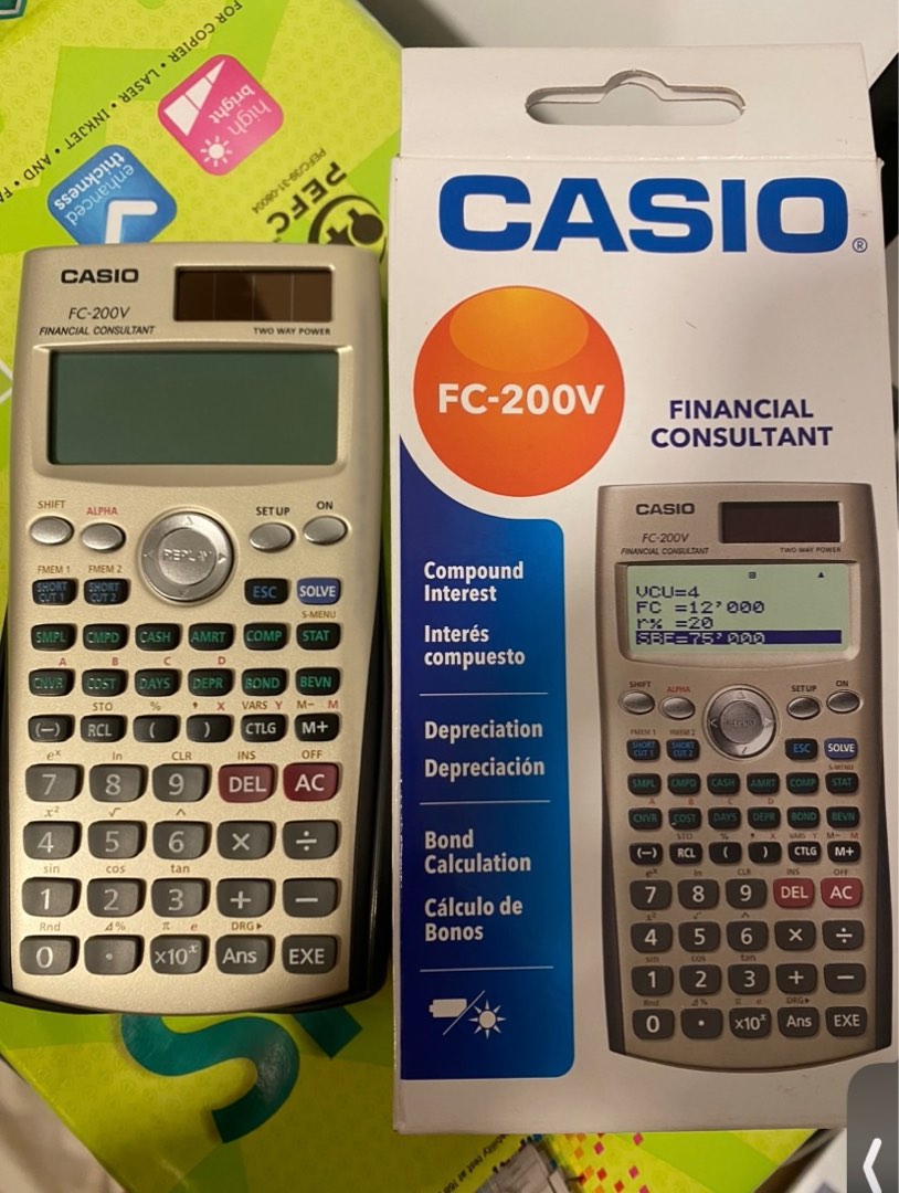 Casio Financial Calculator, Computers & Tech, Office & Business ...