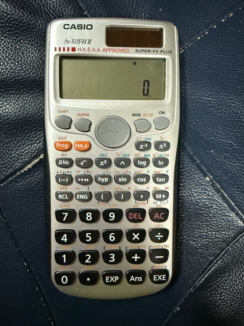 Casio fx50 FH II計數機(HKEAA approved), 手提電話, 其他裝置 - Carousell