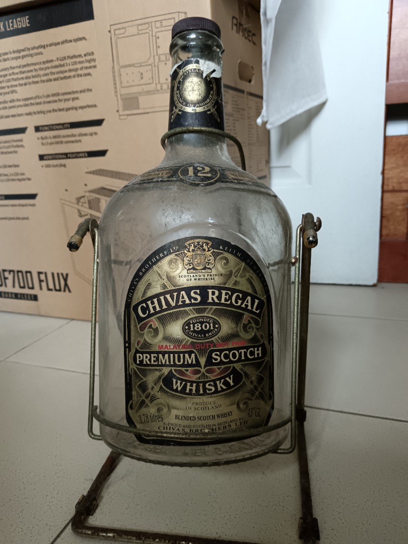 CHIVAS REGAL 3.28 liter Bottle., Hobbies & Toys, Collectibles & Memorabilia, Vintage ...