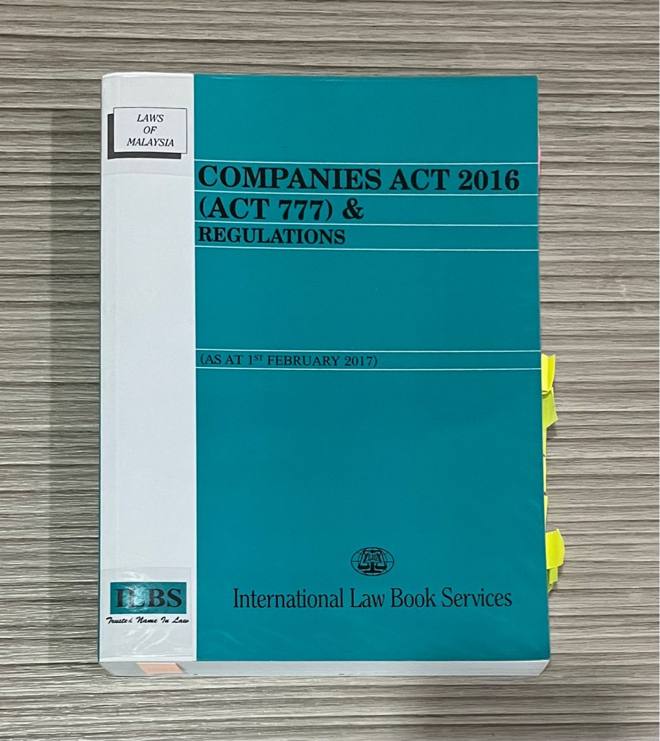 Companies Act 2016 (ACT 777) & Regulation, Hobbies & Toys, Books ...