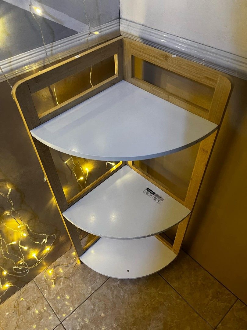 Corner Shelf 3 Tier, Furniture & Home Living, Furniture, Shelves ...