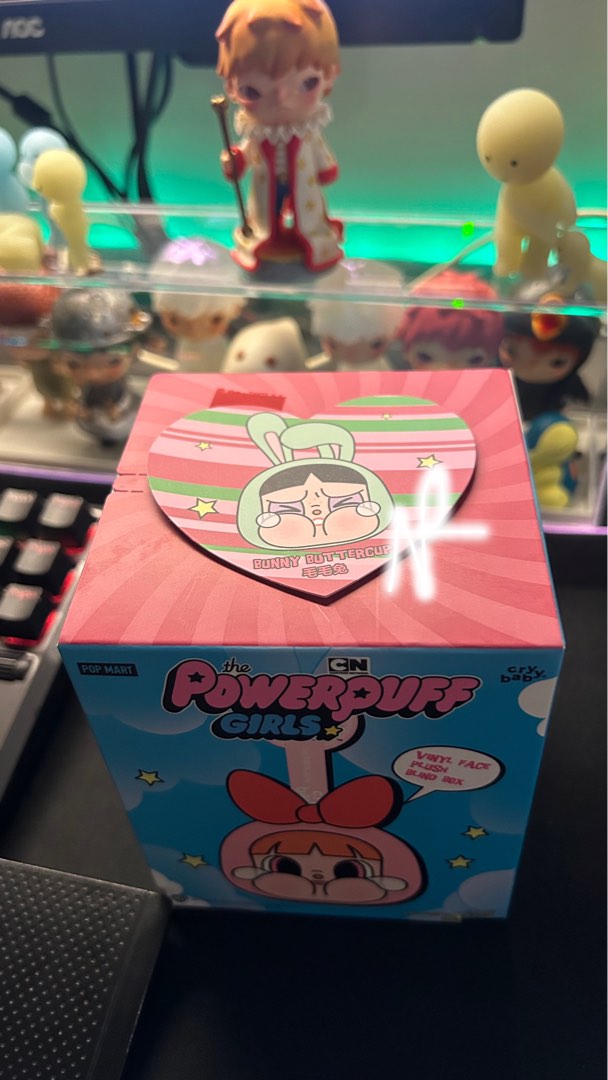 Crybaby x Power Puff Girls Plush Pendant (Bunny Buttercup), Hobbies ...