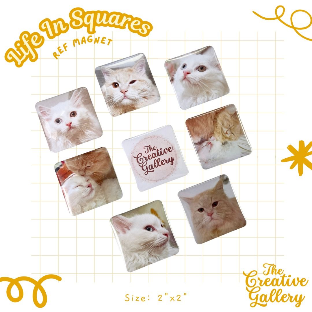 Custom Print Square Ref Magnet as low as 48/pc. | Souvenirs, Giveaways ...