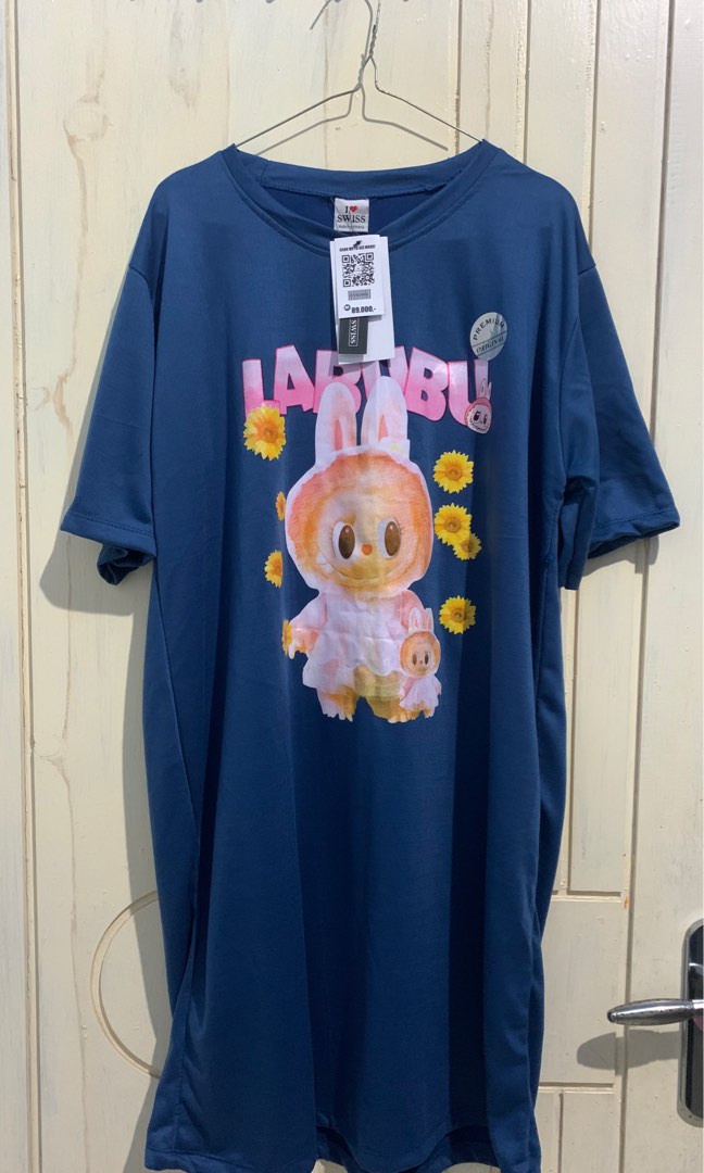 daster labubu, Fesyen Wanita, Pakaian Wanita, Gaun & Rok di Carousell