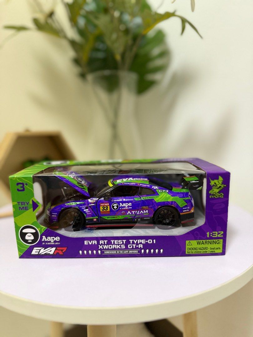 Die cast nissan GTR Pop Race x Aape x EVAR, Hobbies & Toys, Toys ...