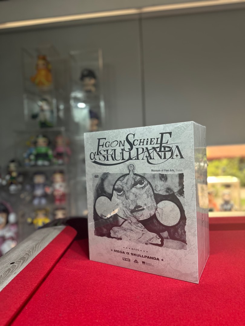 Egon Schiele Skull Panda 400%, Hobbies & Toys, Toys & Games on Carousell