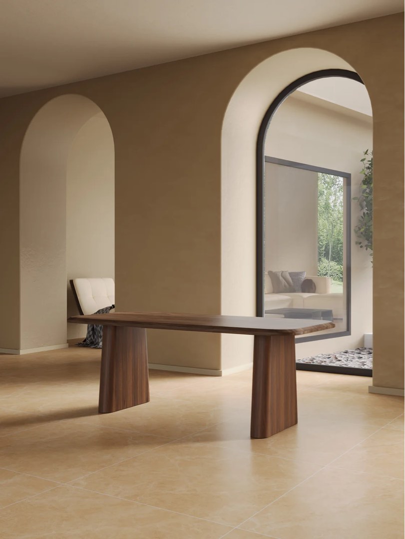 ELIJAH Modern Solid Wood Dining Table, Furniture & Home Living, Furniture, Tables & Sets on ...