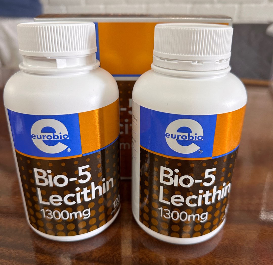 Eurobio bio-5 lecithin 1300mg, Health & Nutrition, Health Supplements ...