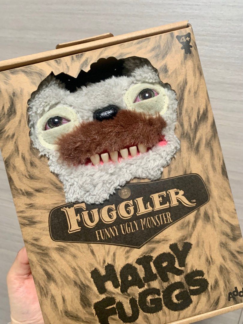 Fuggler HairyFugg Old Tooth Soft Toy with mustache *sf or pick up , 興趣及 ...