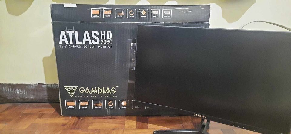 GAMDIAS ATLAS HD236C | CURVED | VA | 144hz | 5ms | 24', Computers ...