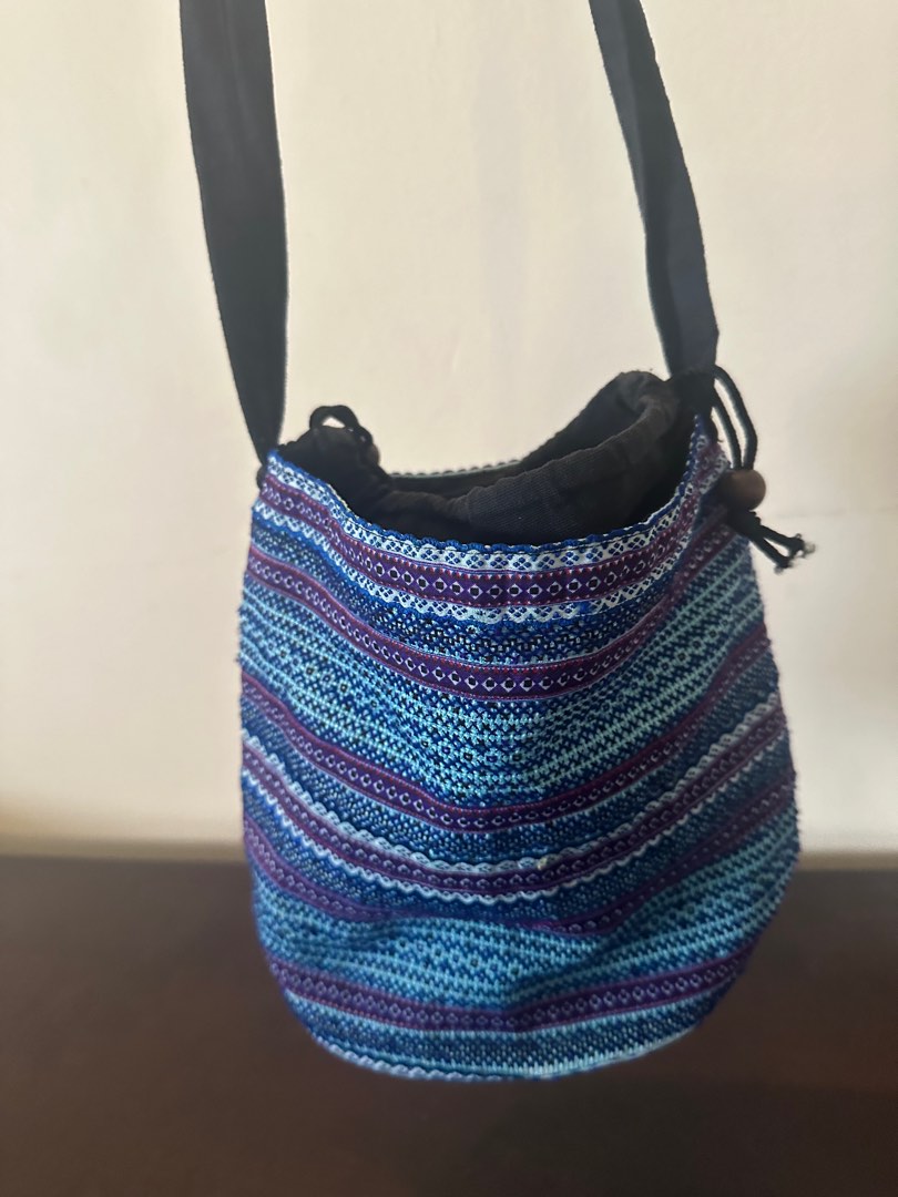 Handmade embroidered bucket bag, Women's Fashion, Bags & Wallets, Cross ...