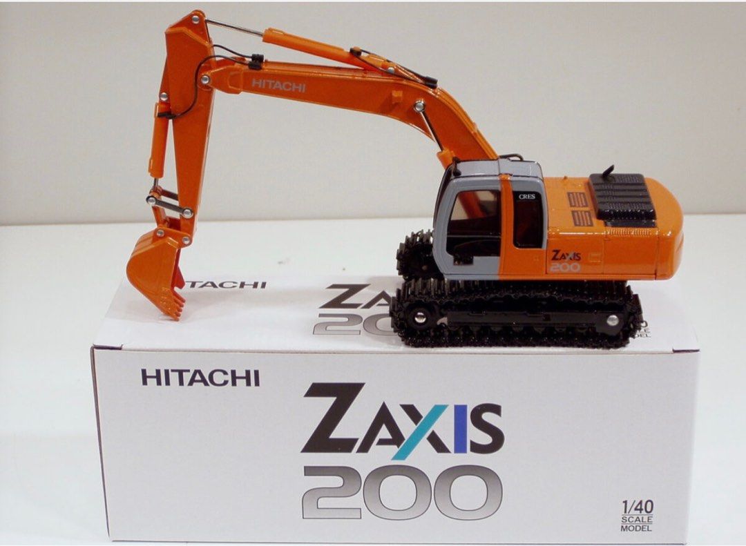 Hitachi Zaxis 200 Excavator - 1/40, 興趣及遊戲, 玩具 & 遊戲類 - Carousell