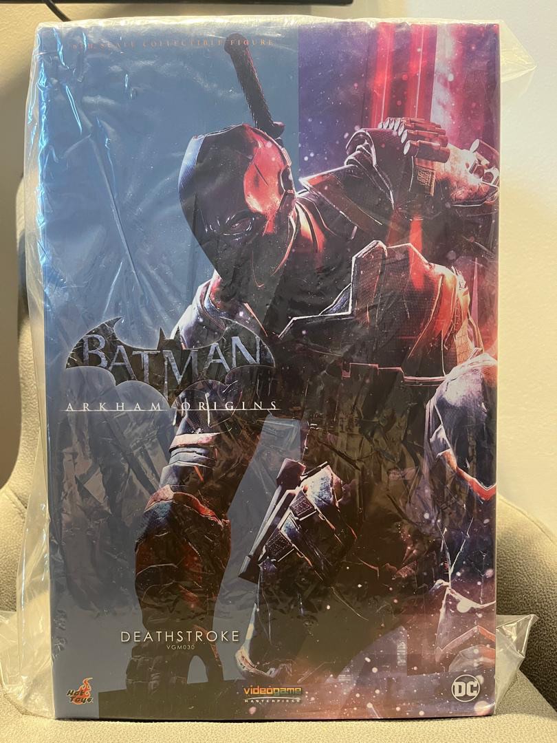 Hottoys VGM 30 Batman Arkham Origins Deathstroke, Hobbies & Toys ...