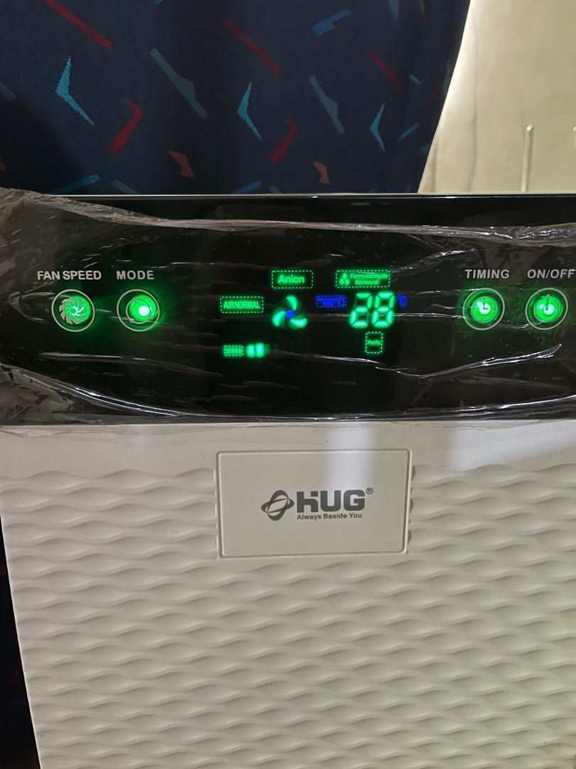 HUG Portable Smart Antibacterial Anti-Odor Anti-Allergy Hepa Disinfect ...