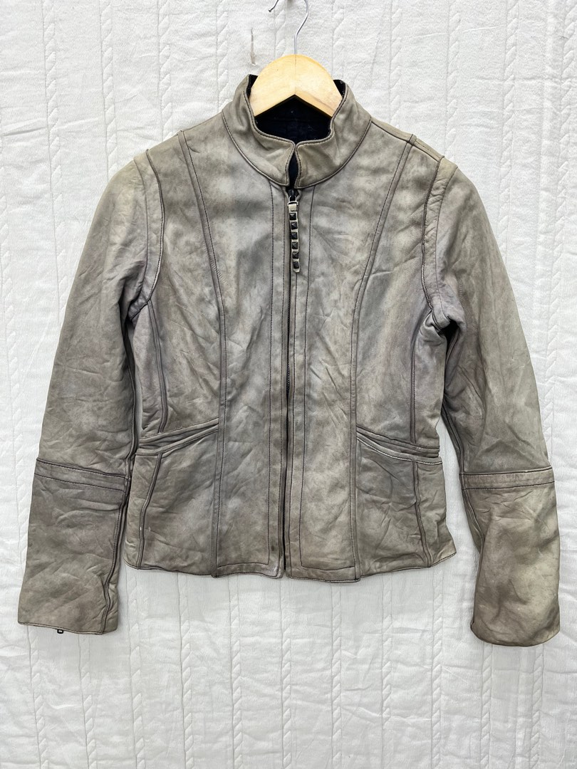 HYSTERIC GLAMOUR LEATHER JACKET, Luxury, Apparel on Carousell