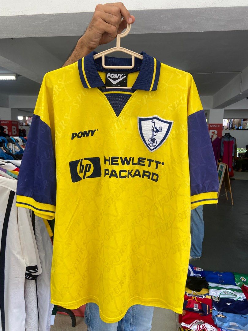 Iconic Tottenham Hotspur 1995-1997 Away Jersey - Pony x Hewlett Packard ...
