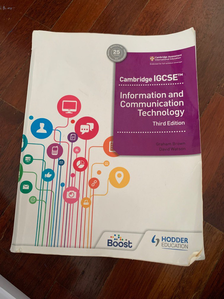 IGCSE information and communication technology (ICT) textbook hodder ...